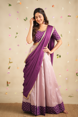 Tamara Collection Premium Designer Lehanga/ Half Saree
