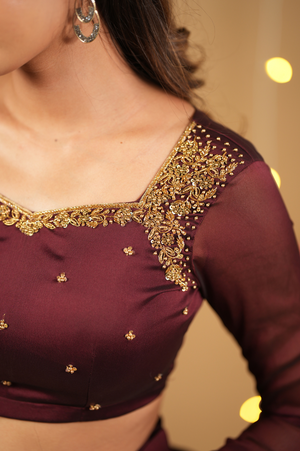Lithika Collection Premium Designer Hand worked Lehanga